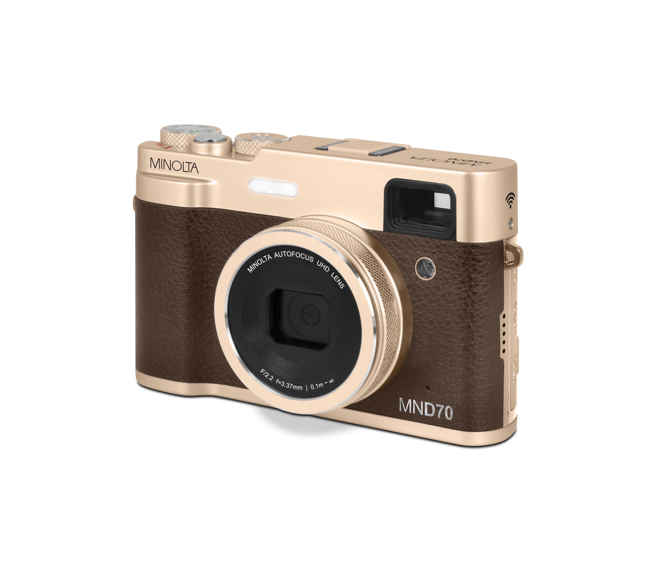 Minolta MND70 Retro 48 MP Autofocus / 5K Ultra HD Dual Lens Digital Ca ...
