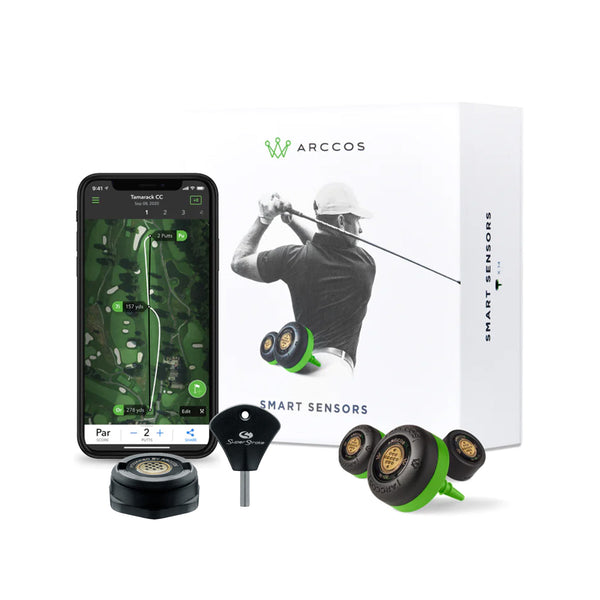 Arccos Golf Smart Sensors Gen 3+ Bundle with SuperStroke Putter Grip