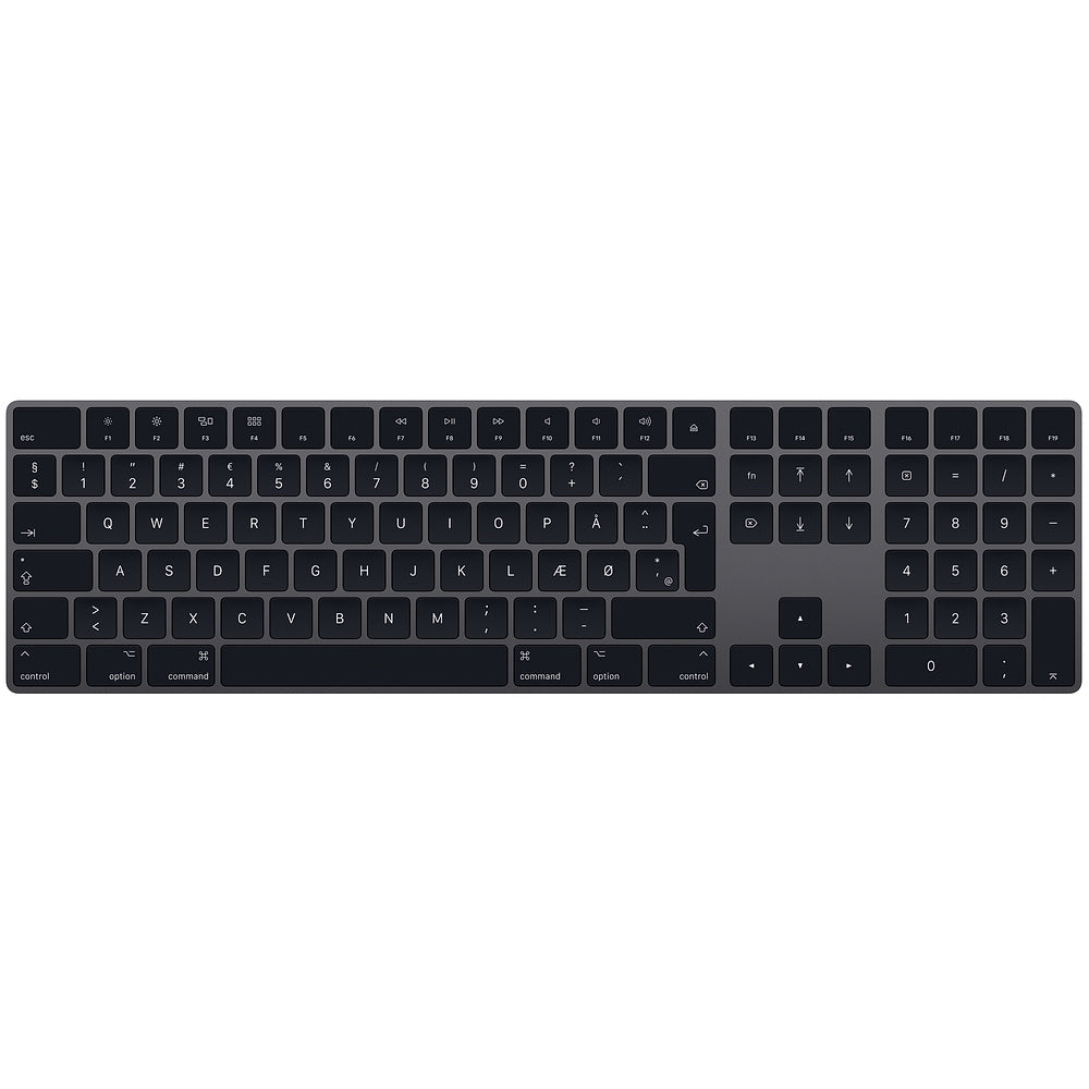 Apple Magic Keyboard w/ Number Keypad - Danish - Space Gray – DataVision